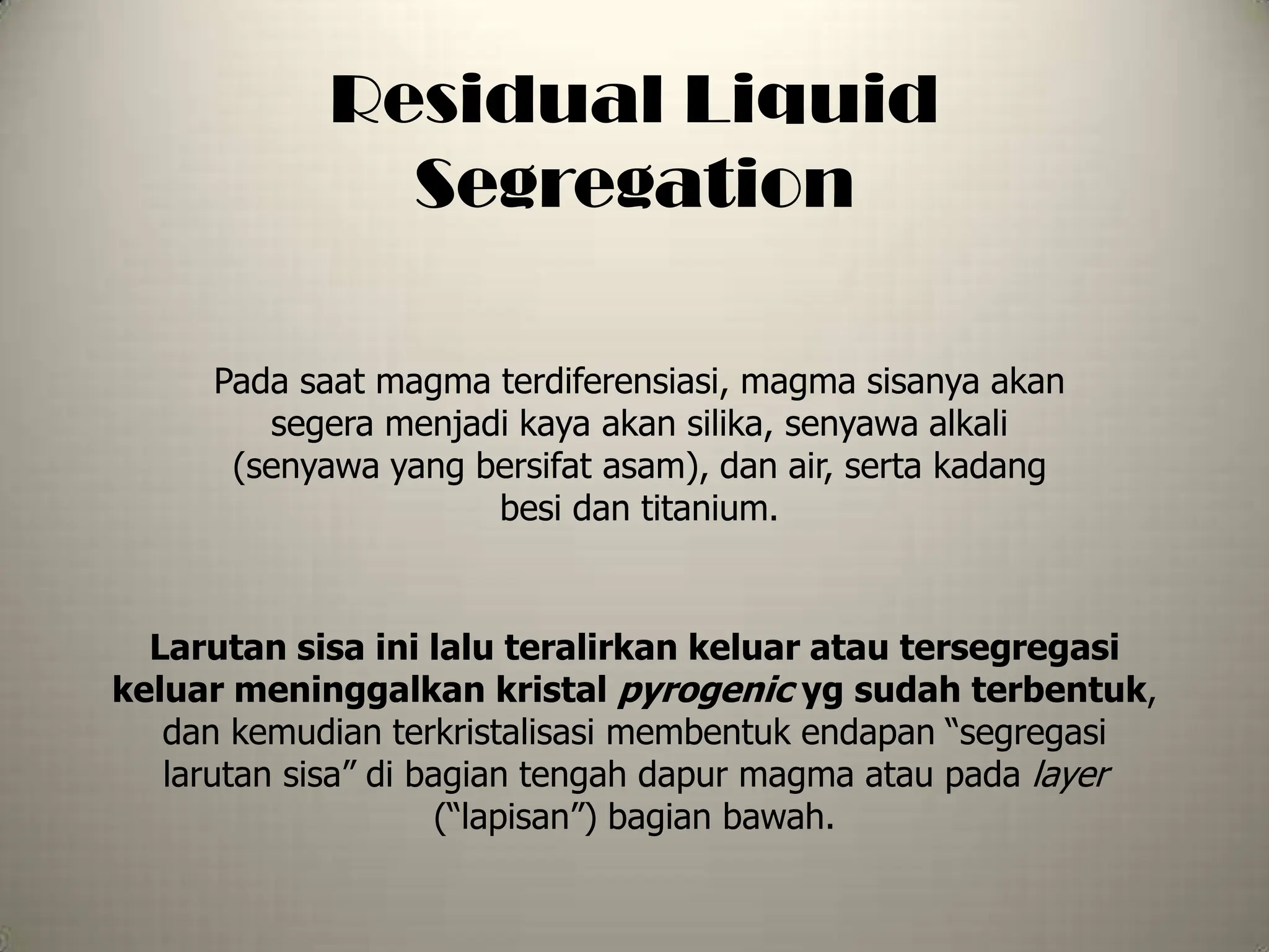 Endapan Konsentrasi Magmatik Endapan Primer | PDF