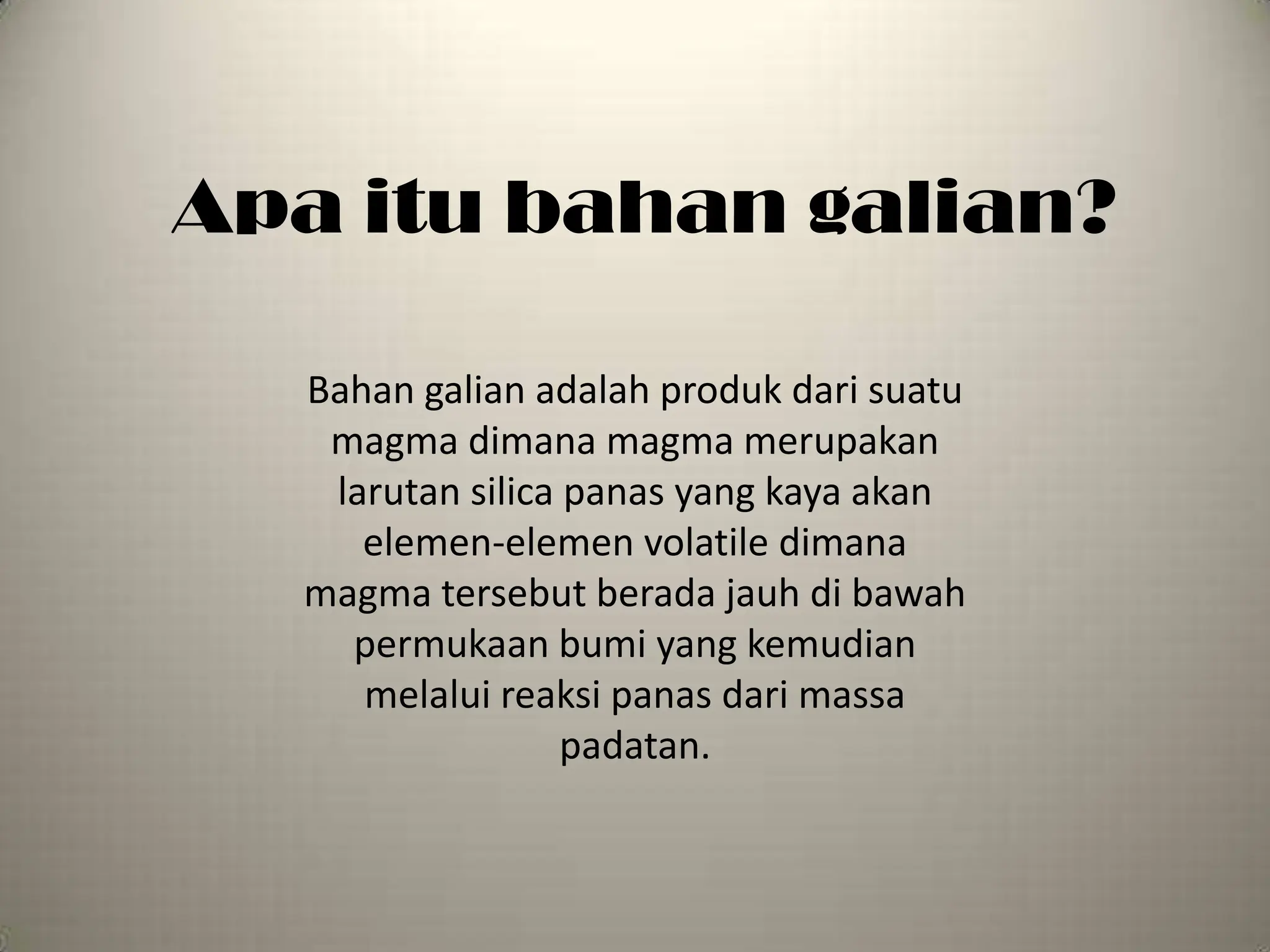 Endapan Konsentrasi Magmatik Endapan Primer | PDF