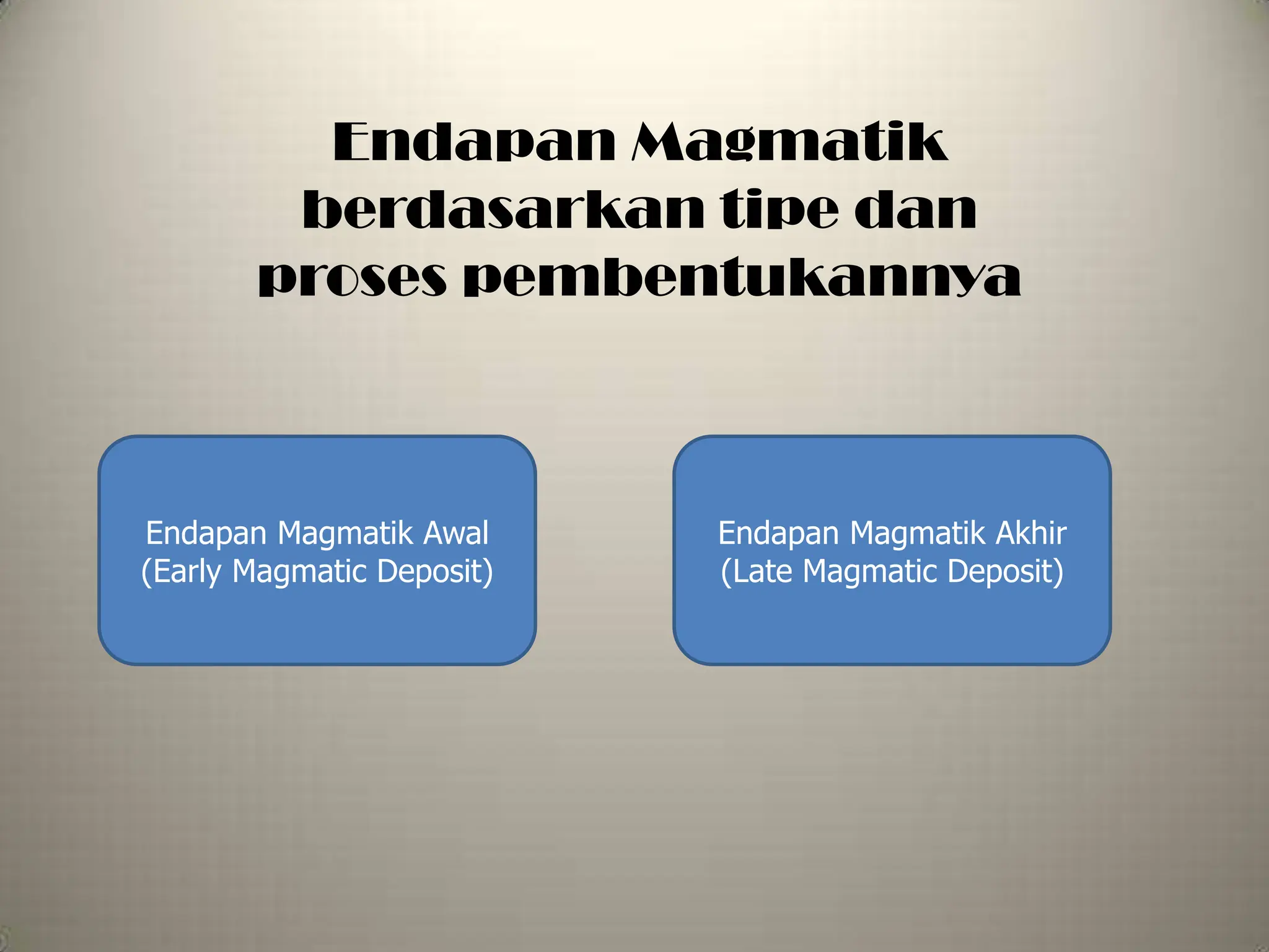 Endapan Konsentrasi Magmatik Endapan Primer | PDF
