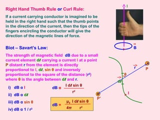 Magnetic Effects Of Current Class 12 Part-1 | PPT