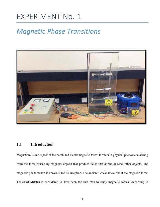 Magnetic Phase Transitions | PDF