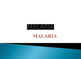 1 Malaria by AS Kombo.pptx presentation on malaria parasite, pathology ...