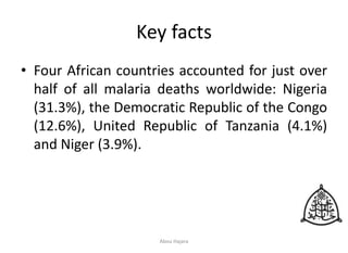 1 Malaria by AS Kombo.pptx presentation on malaria parasite, pathology ...