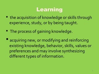 Learning Process Theories | PPT