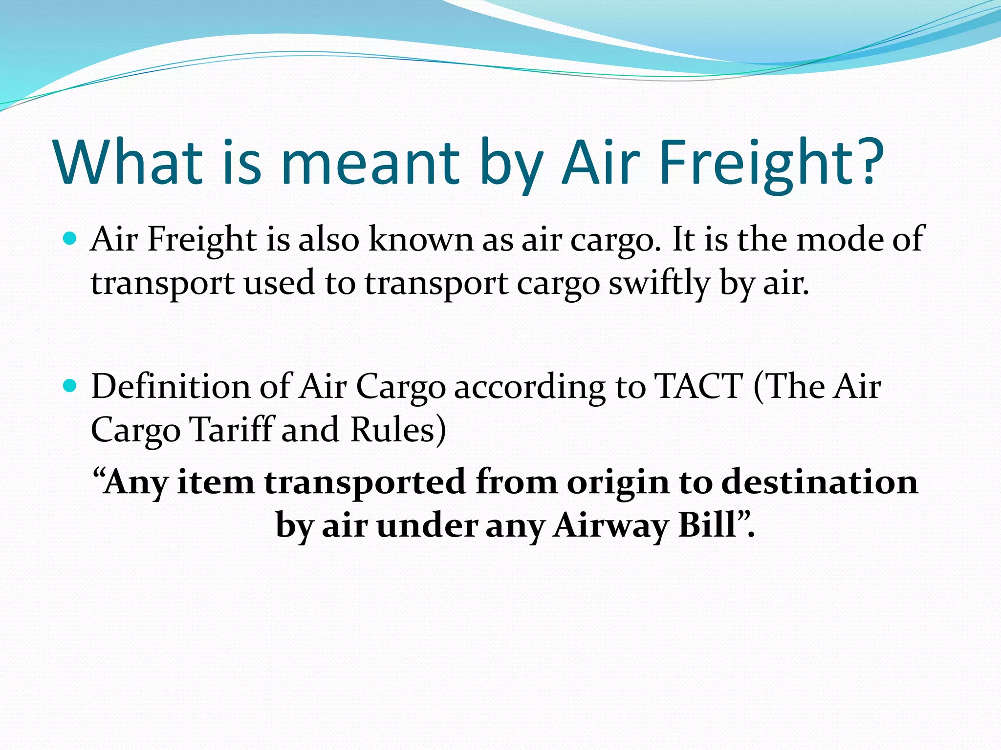 1 Management of Air Cargo.pptx