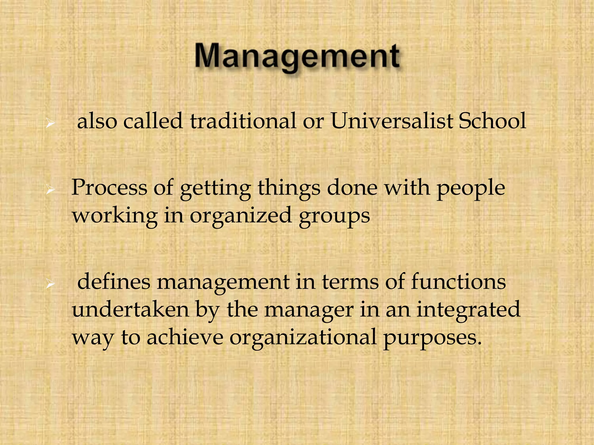 1 management process school | PPTX