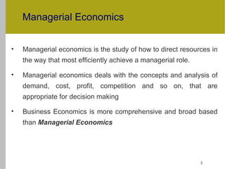 1 managerial economics | PPT