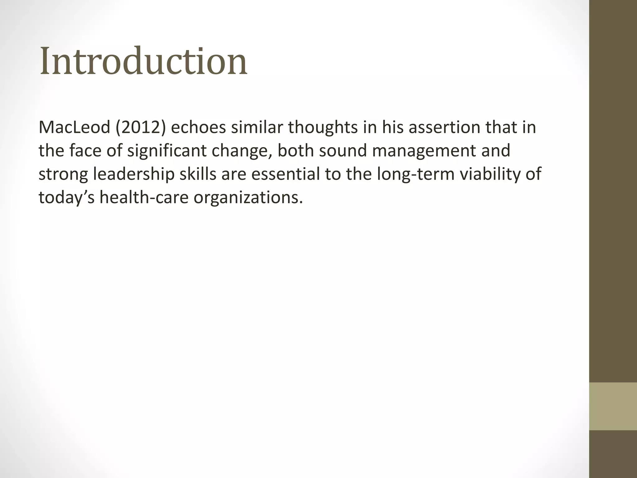 leadership and management introduction | PPTX