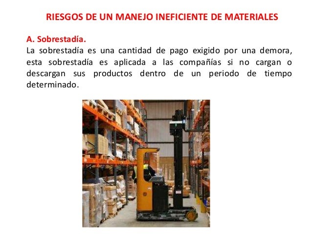 1) manejo de materiales