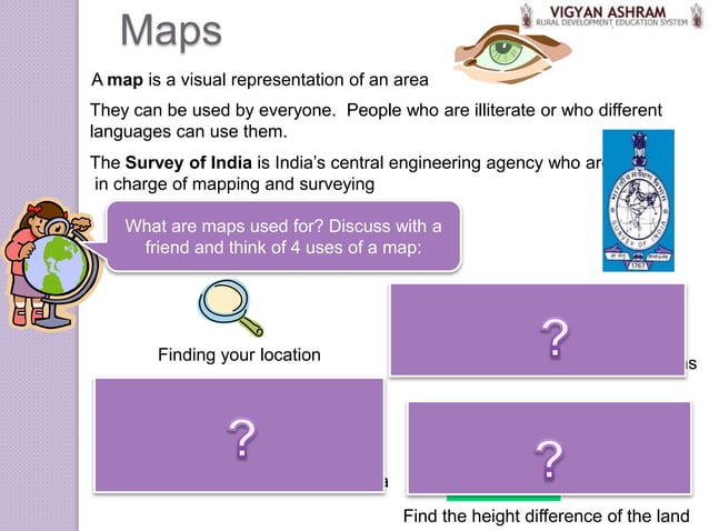 1 maps & plane table surveying. introduction to maps | PPT