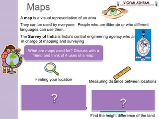 1 maps & plane table surveying. introduction to maps | PPSX