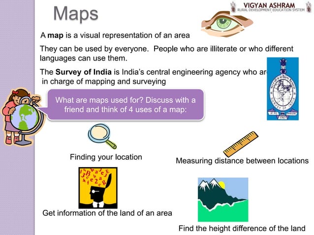 1 maps & plane table surveying. introduction to maps | PPT