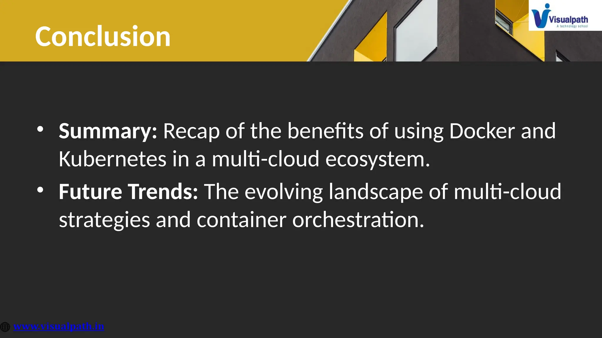 Master Docker And Kubernetes Training Visualpathpptx Cloud Computing