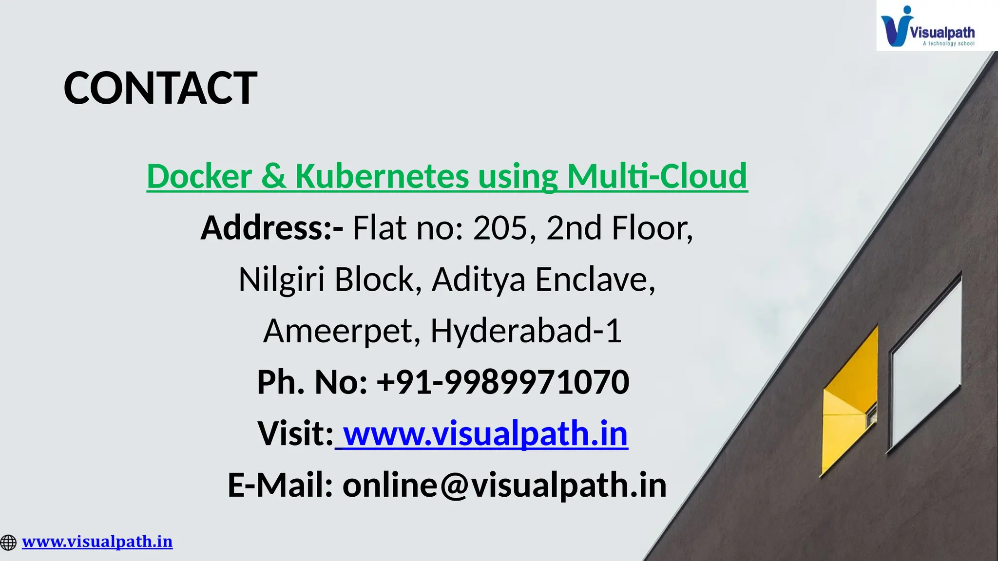 Master Docker And Kubernetes Training Visualpathpptx Cloud Computing