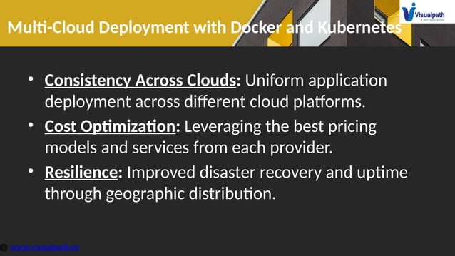 Master Docker And Kubernetes Training Visualpathpptx Cloud Computing