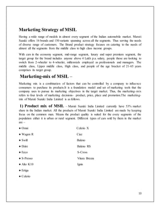 Analysis of Automobile Industry through marketing and economic factors ...