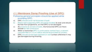 Damp Proofing Course | PPT