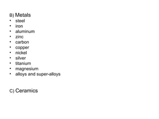 manufacturing process-materials | PPT