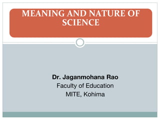 1 meaning and nature of science | PPT