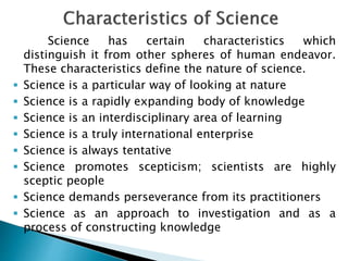 1 meaning and nature of science | PPT