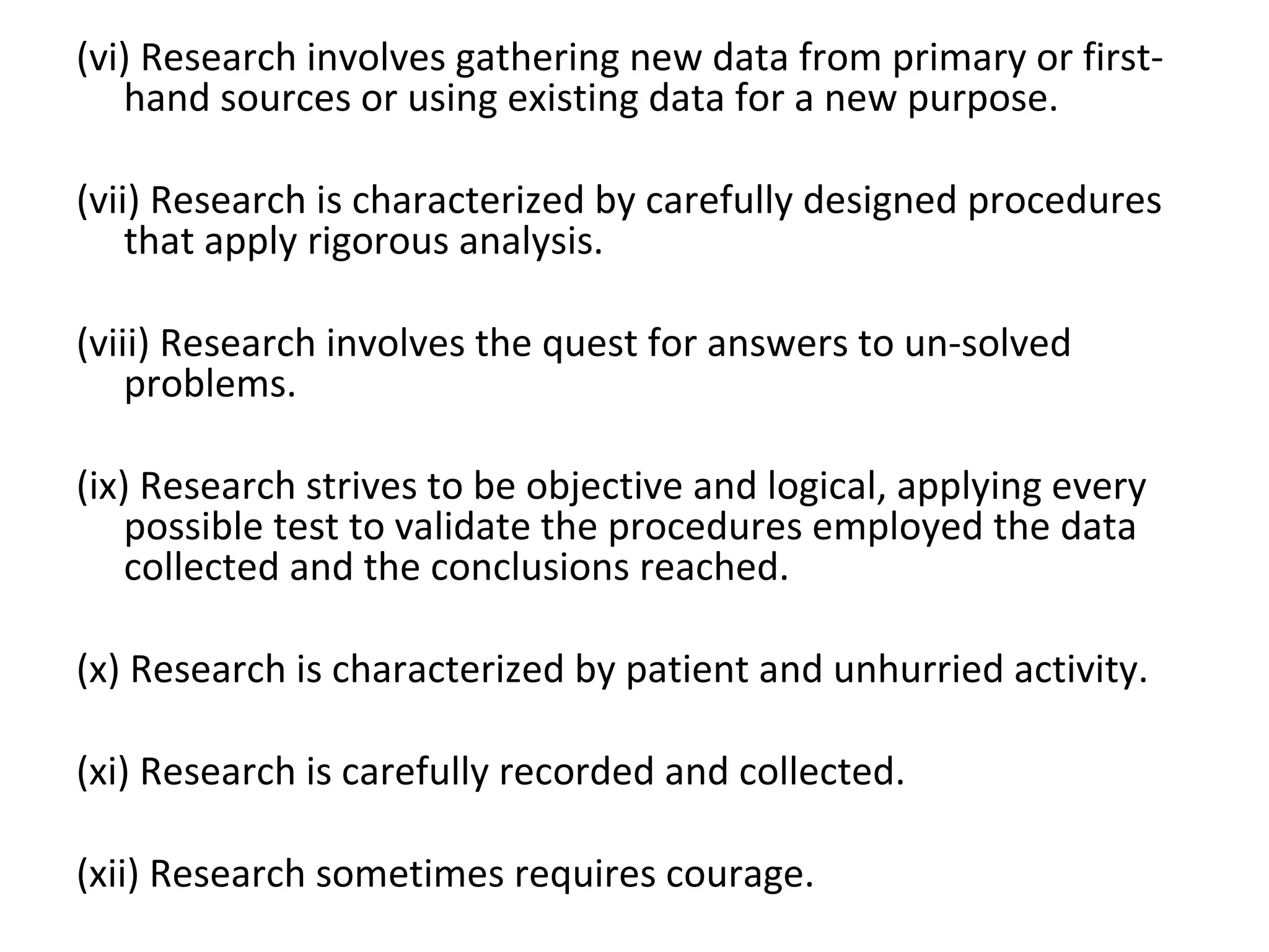 Meaning of research | PPT