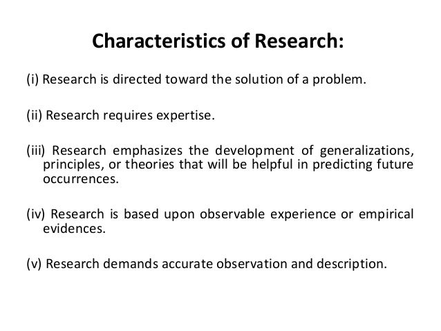 Meaning of research