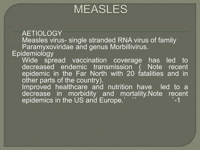 1) MEASLES, RUBELLA, VARICELLA & HERPES ZOOSTER.ppt | Infectious ...