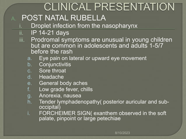 1) MEASLES, RUBELLA, VARICELLA & HERPES ZOOSTER.ppt | Infectious ...