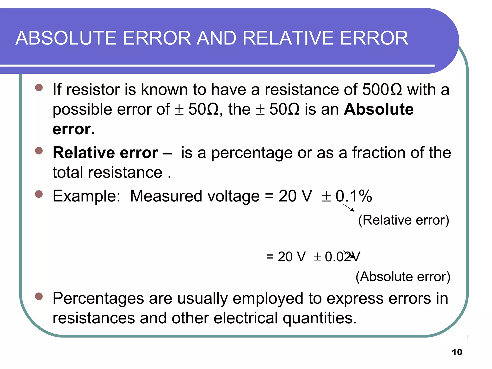 1 measurement and error | PPT