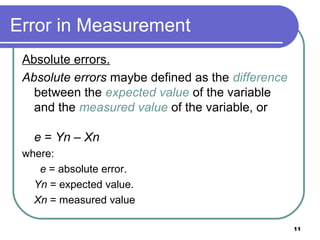 1 measurement and error | PPT