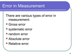 1 measurement and error | PPT