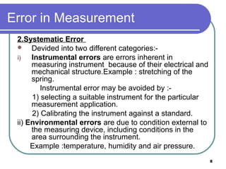 1 measurement and error | PPT