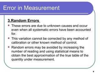 1 measurement and error | PPT