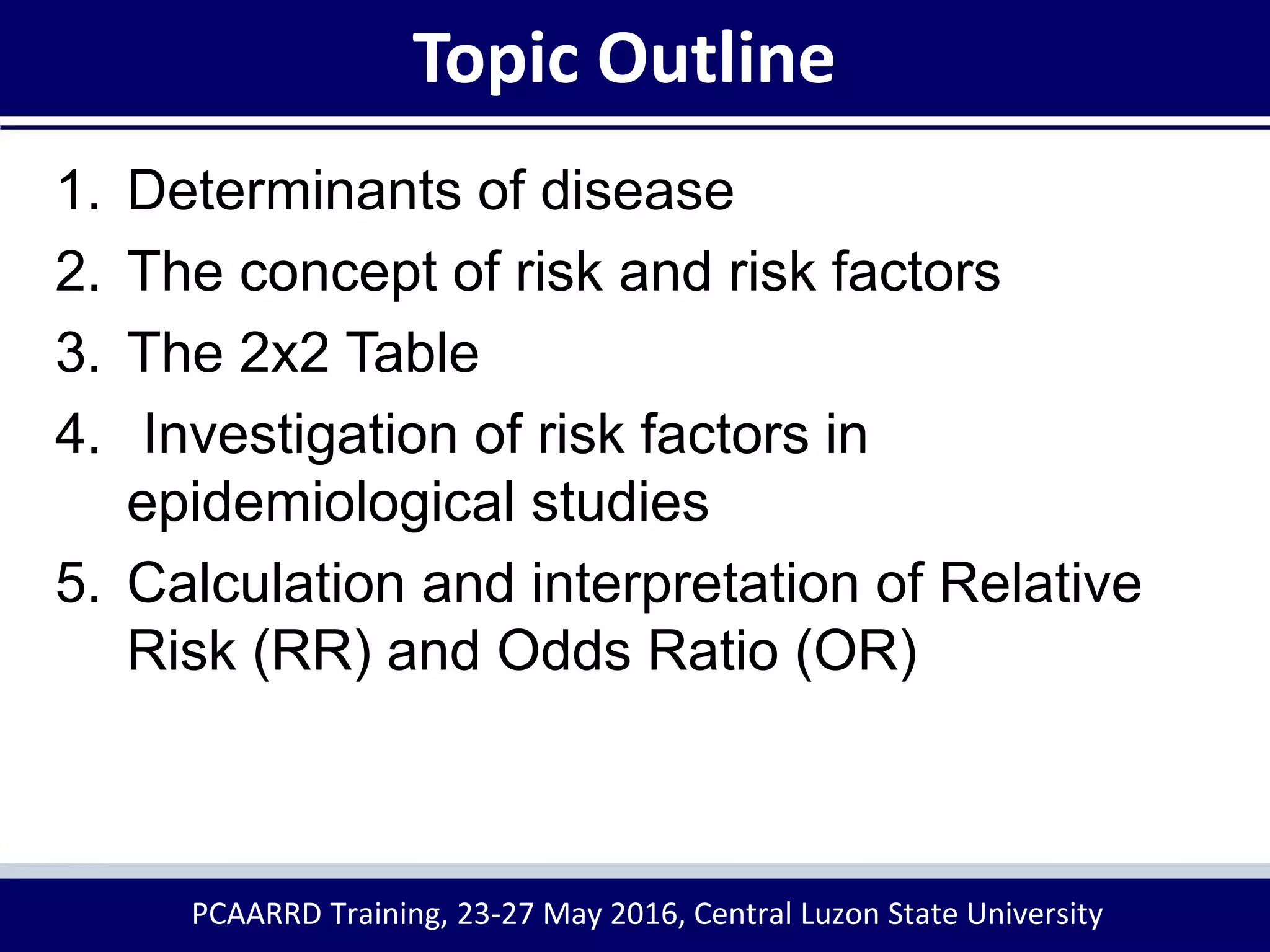 Measuring Association | PDF | Infectious Diseases | Diseases and Conditions