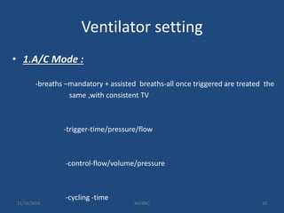 1 Mechanical ventilation.pptx | Free Download