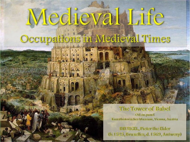 PowerPoint: Medieval Life - Occupations in Medieval Times | PPT