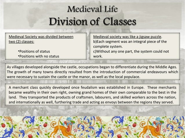 PowerPoint: Medieval Life - Occupations in Medieval Times | PPT