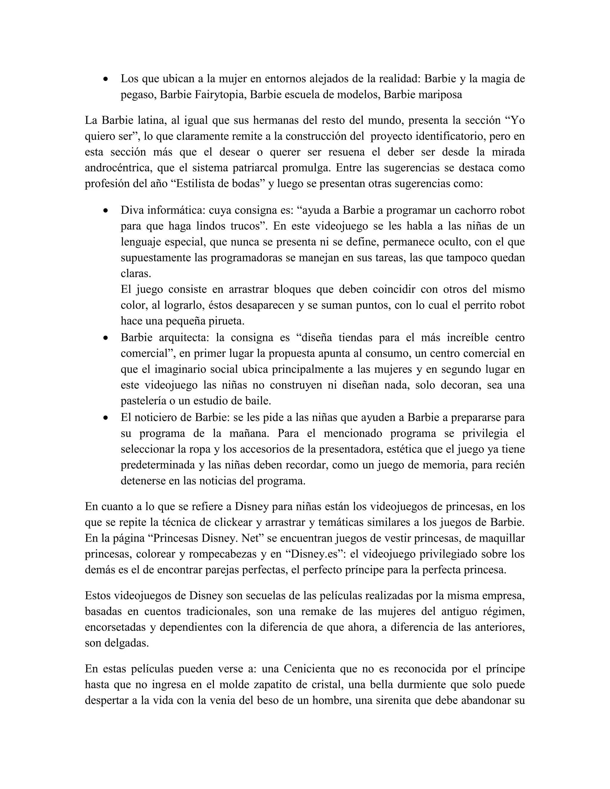 Estereotipos De Género Y Juegos En La Infancia Pdf