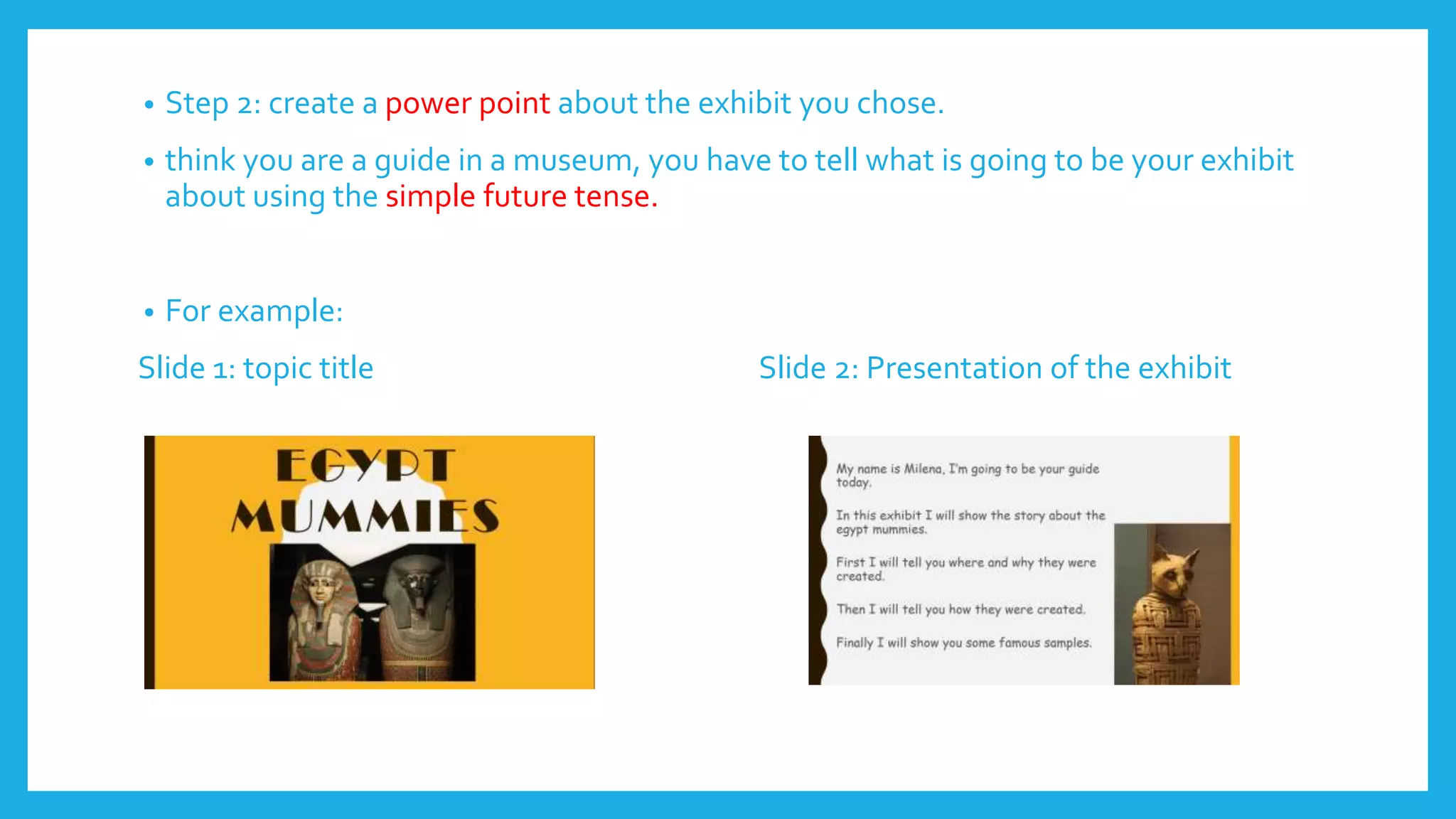 1 medio a museum exhibit | PPTX