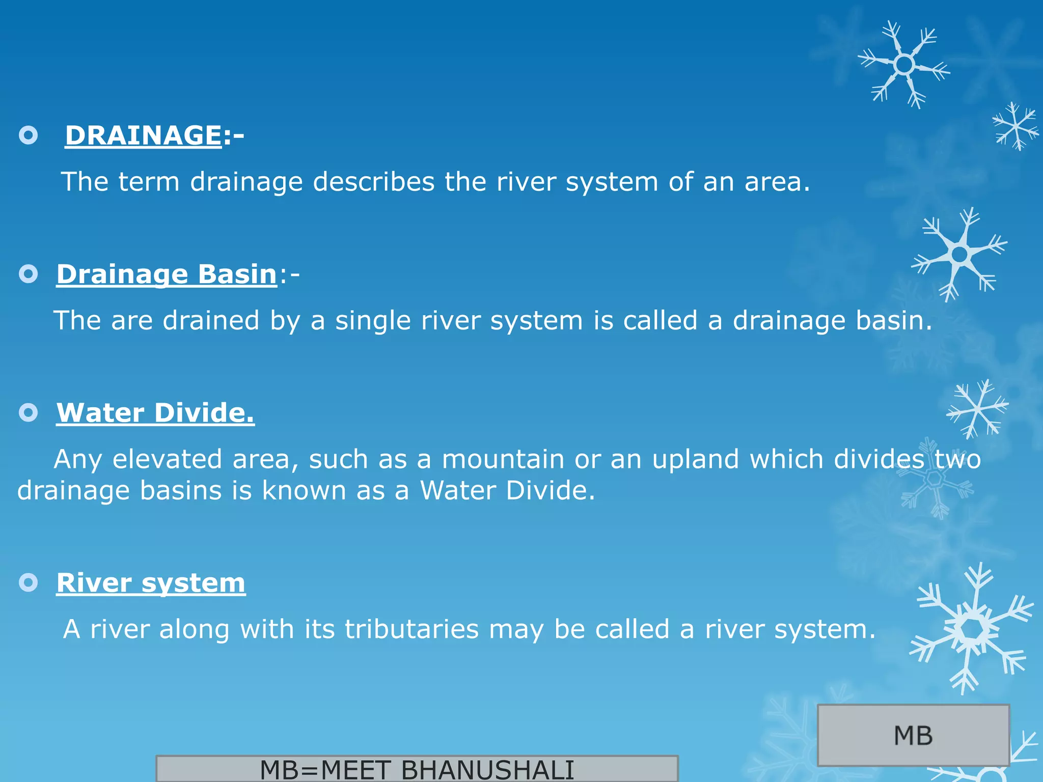 drainage class 9 | PPTX