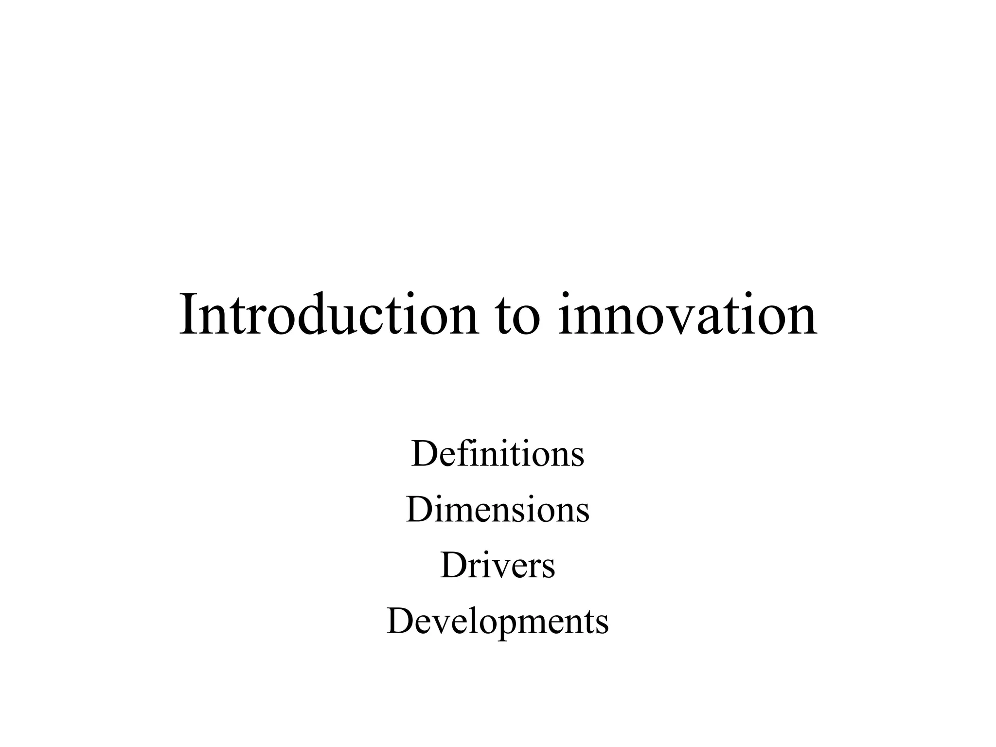 Introduction to innovation meetings .ppt