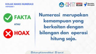 1 Mengapa dan bagaimana Numerasi - Sri Lestari.pptx