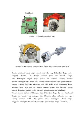 1 mengidentifikasi mesin bubut | DOCX