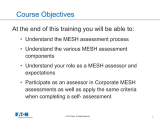 1 MESH General Assessor - Intro, Overview- 2015.pptx