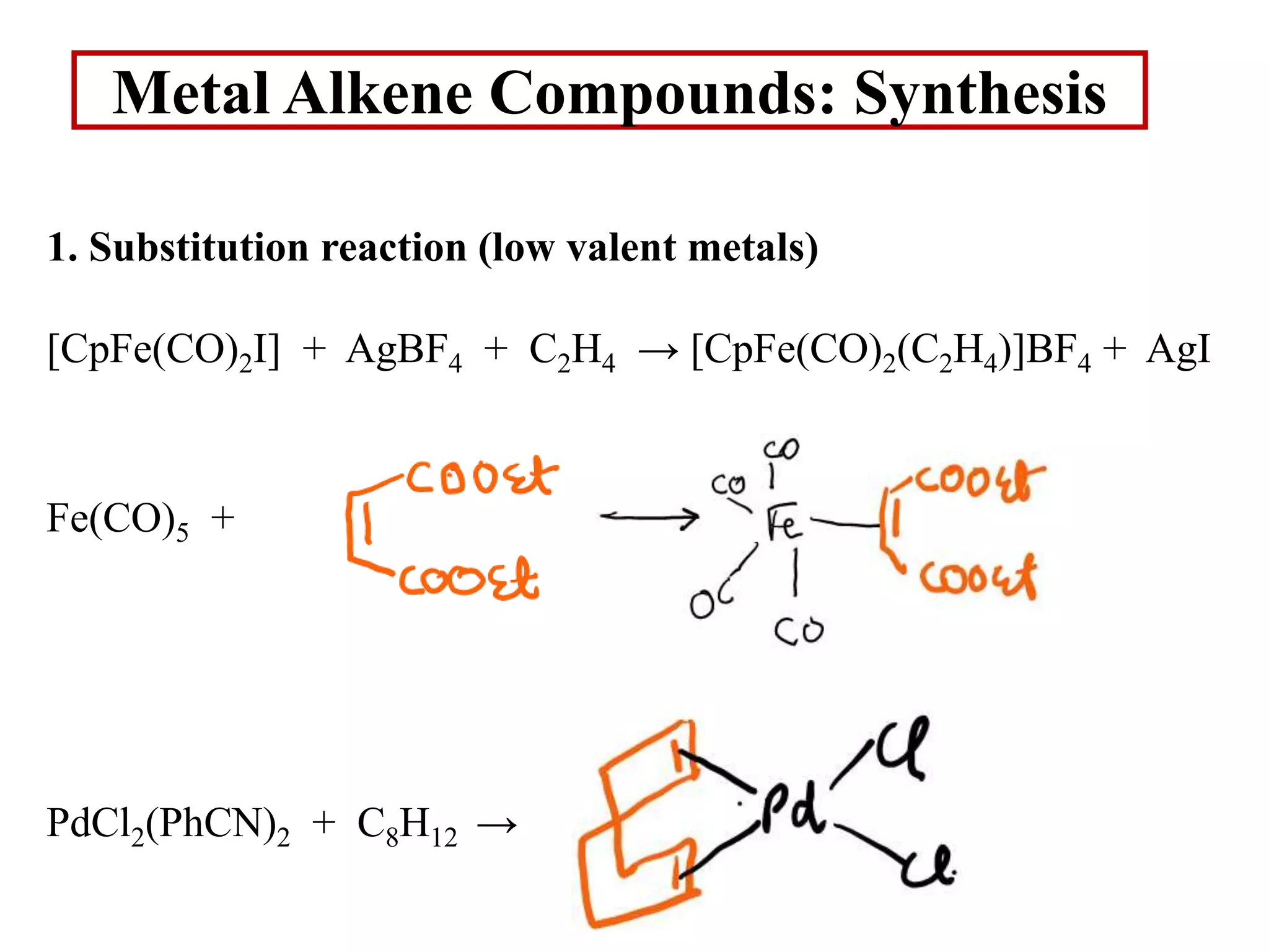 Metal alkene complexes.ppt