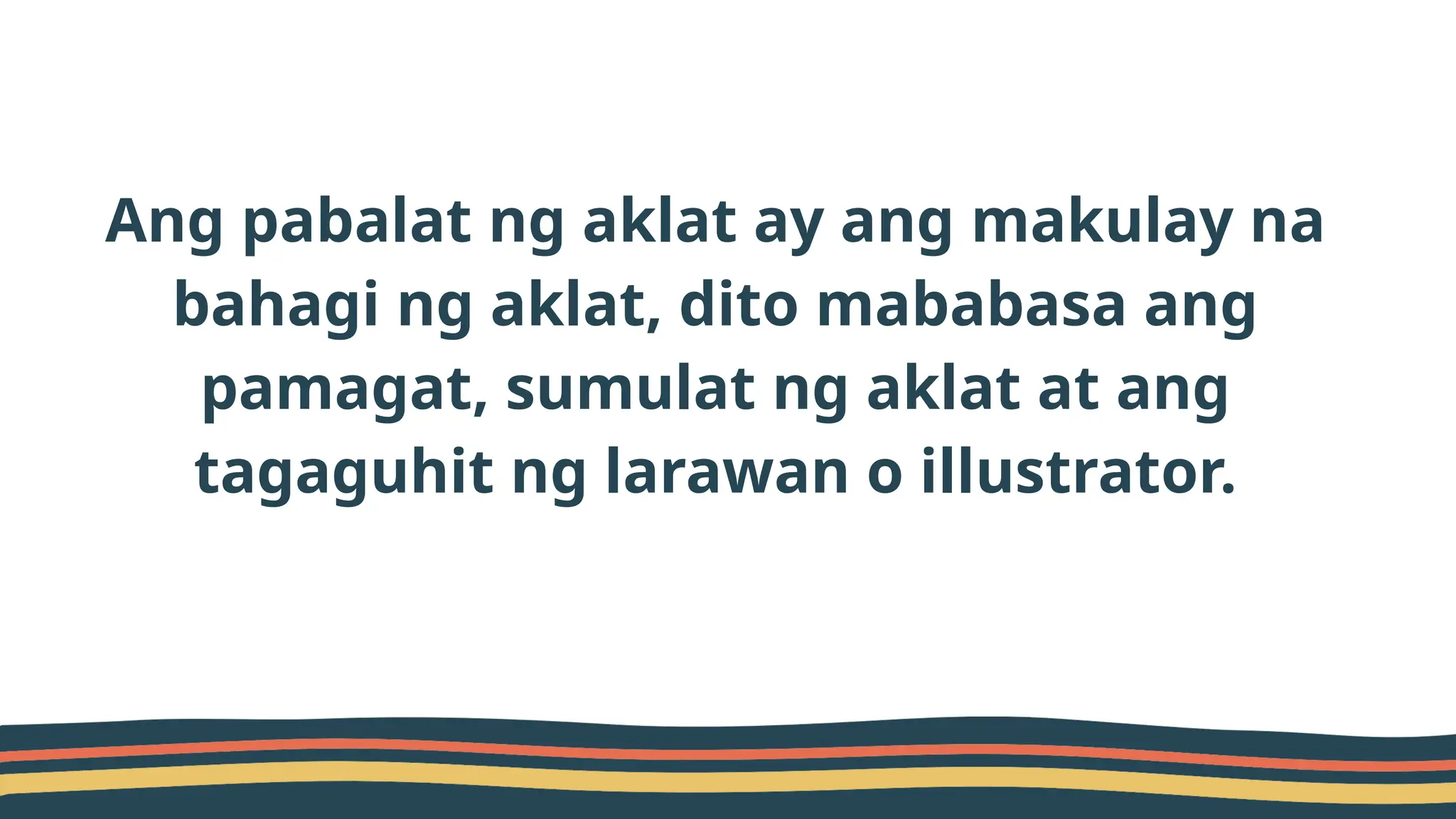 Maga Bahagi ng Aklat sa Asignaturang Filipino | PPTX