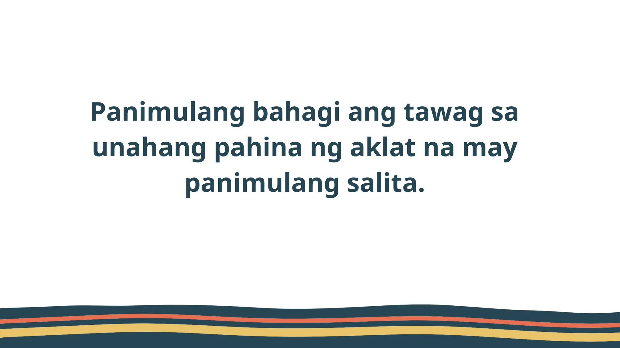 Maga Bahagi ng Aklat sa Asignaturang Filipino | PPTX
