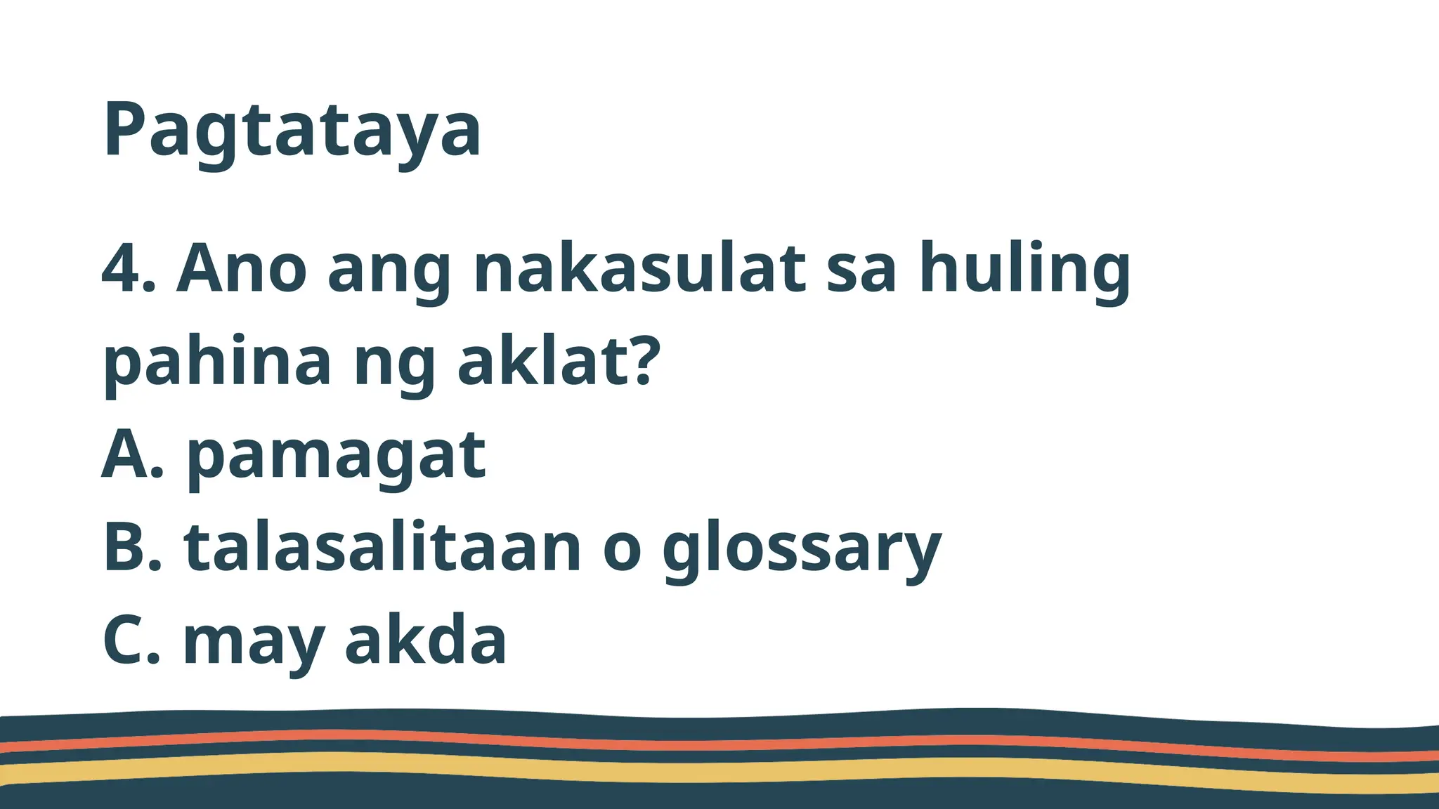 Maga Bahagi ng Aklat sa Asignaturang Filipino | PPTX