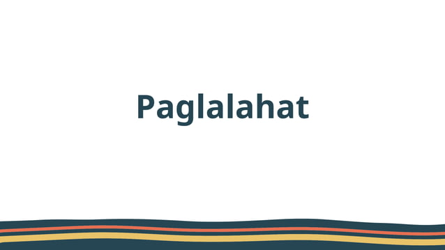 Maga Bahagi ng Aklat sa Asignaturang Filipino | PPTX