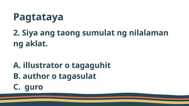 Maga Bahagi ng Aklat sa Asignaturang Filipino | PPTX